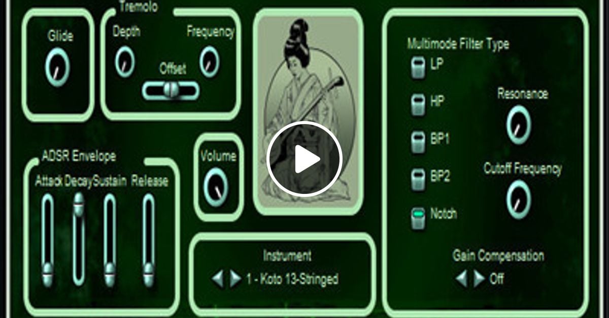 ShamiKoto Virtual Japanese Koto and Shamisen (VST Windows, Audio Unit ...