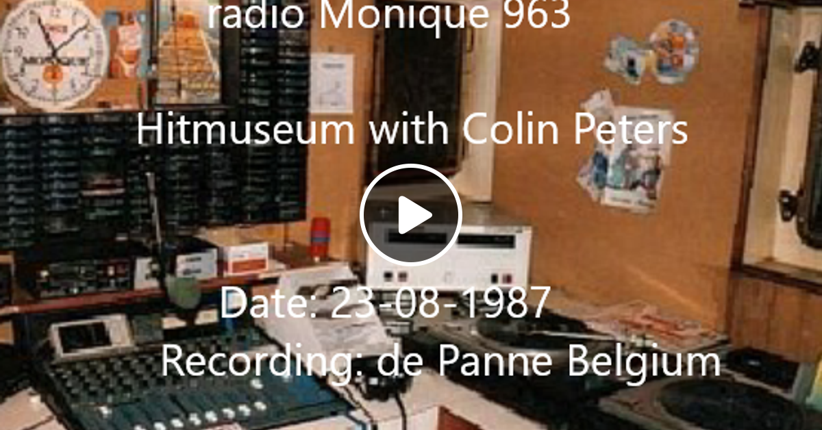 Radio Monique 963 Hitmuseum met Colin Peters; opgenomen op het strand ...