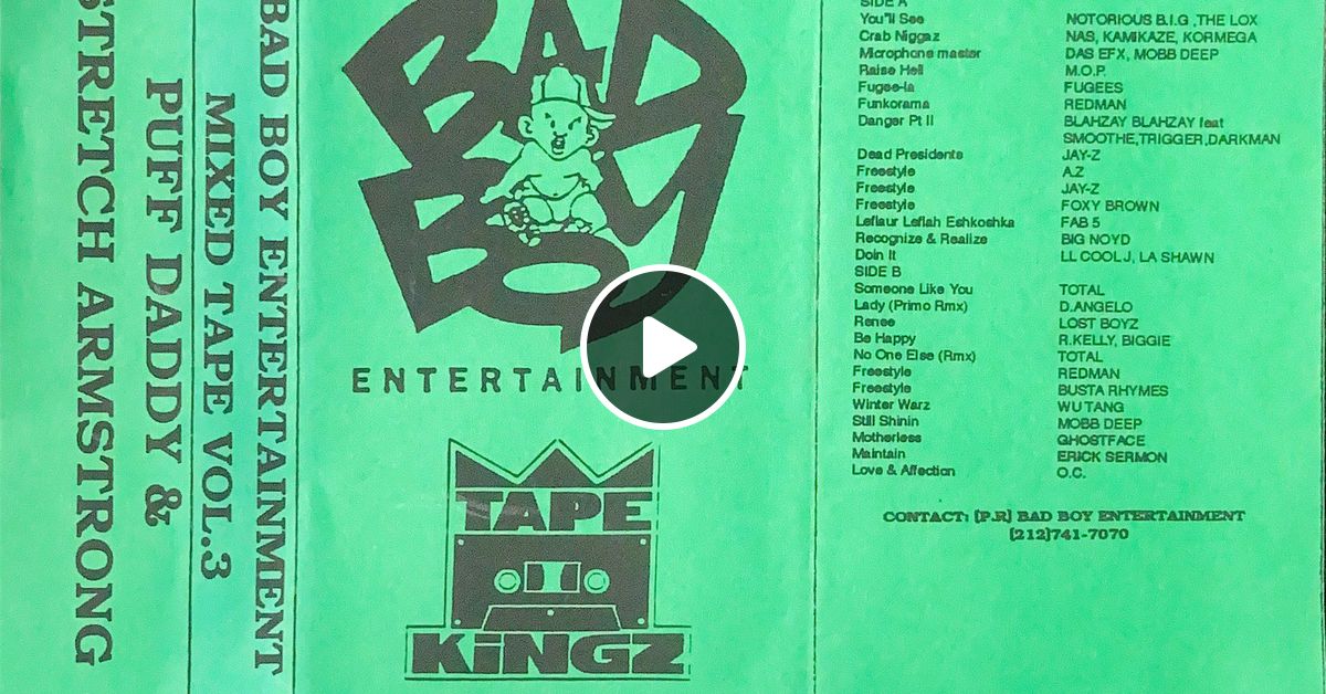 PUFF DADDY & STRETCH ARMSTRONG / BAD BOY ENTERTAIMENT MIXED TAPE VOL.3 ...