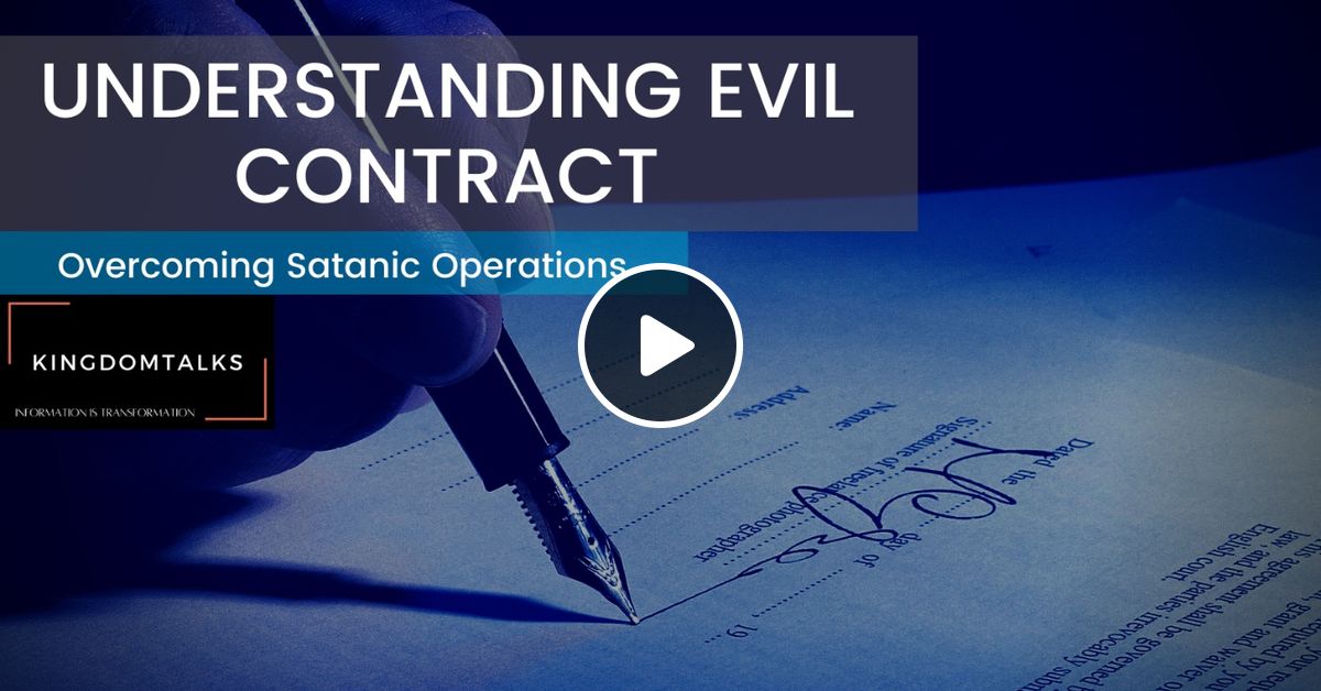 Understanding Evil Contract by Kingdom Grace (Studio) | Mixcloud
