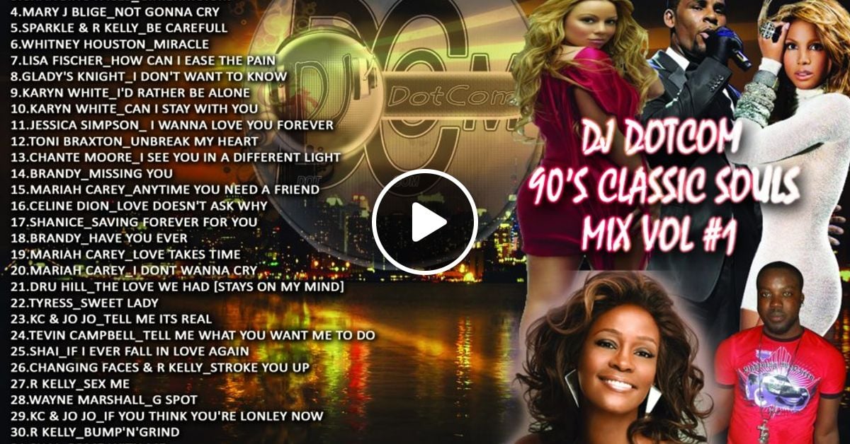 DJ DOTCOM_90'S CLASSIC SOULS_MIX_VOL.1 (GOLD COLLECTION) by DJ DOTCOM [MIXTAPE GENIUS] | Mixcloud