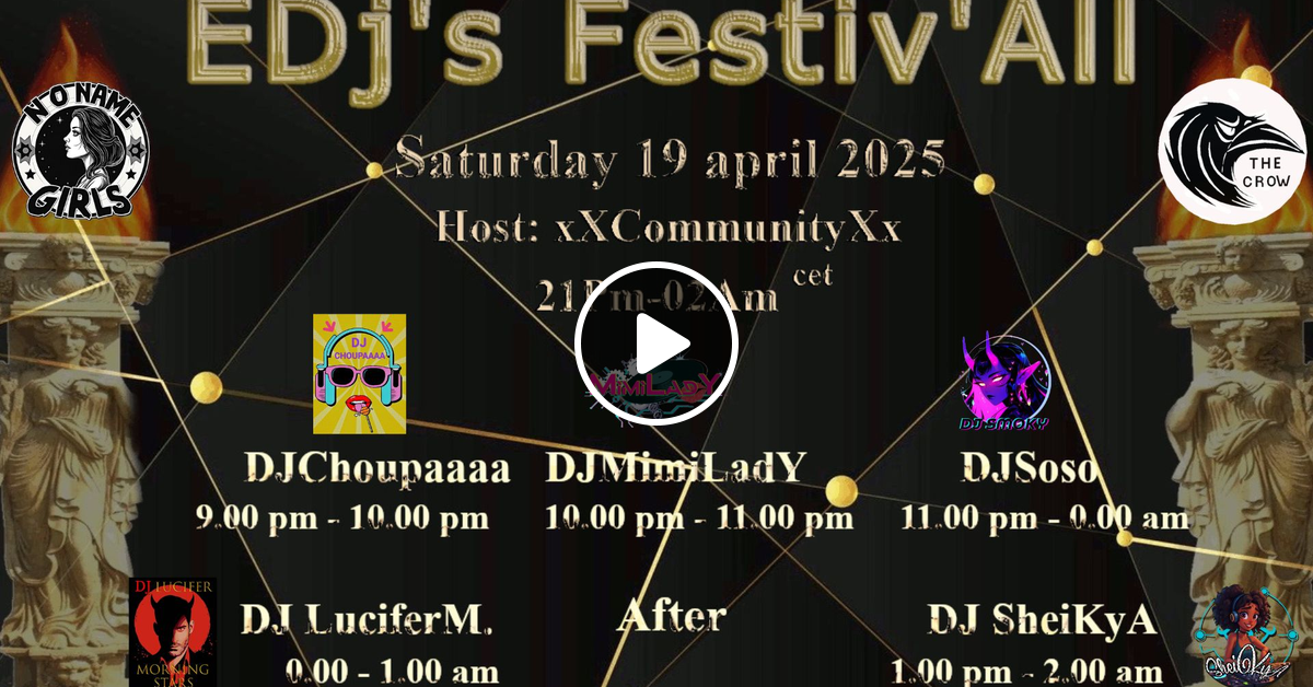 Set du 19.04.2025 Festiv'All EDJ's by SheiKyA | Mixcloud