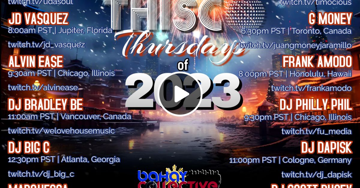 Final THISCO THURSDAY of 2023 - with Jon Hart by Jon Hart - Reason 2 Funk | Mixcloud