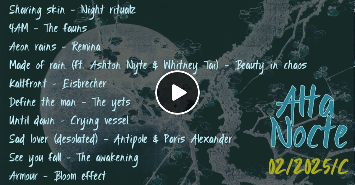 Alta Nocte February 2025 C By Alta Nocte Mixcloud