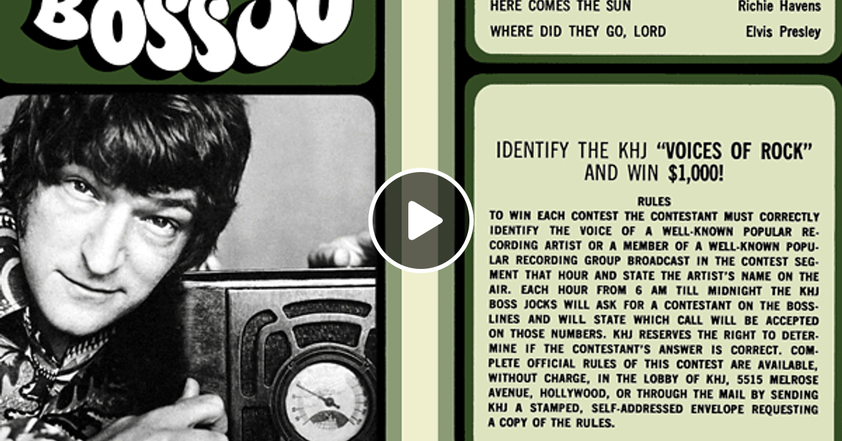 93 KHJ Los Angeles Bobby Tripp , The Real Don Steele 1967-10-24 by ...