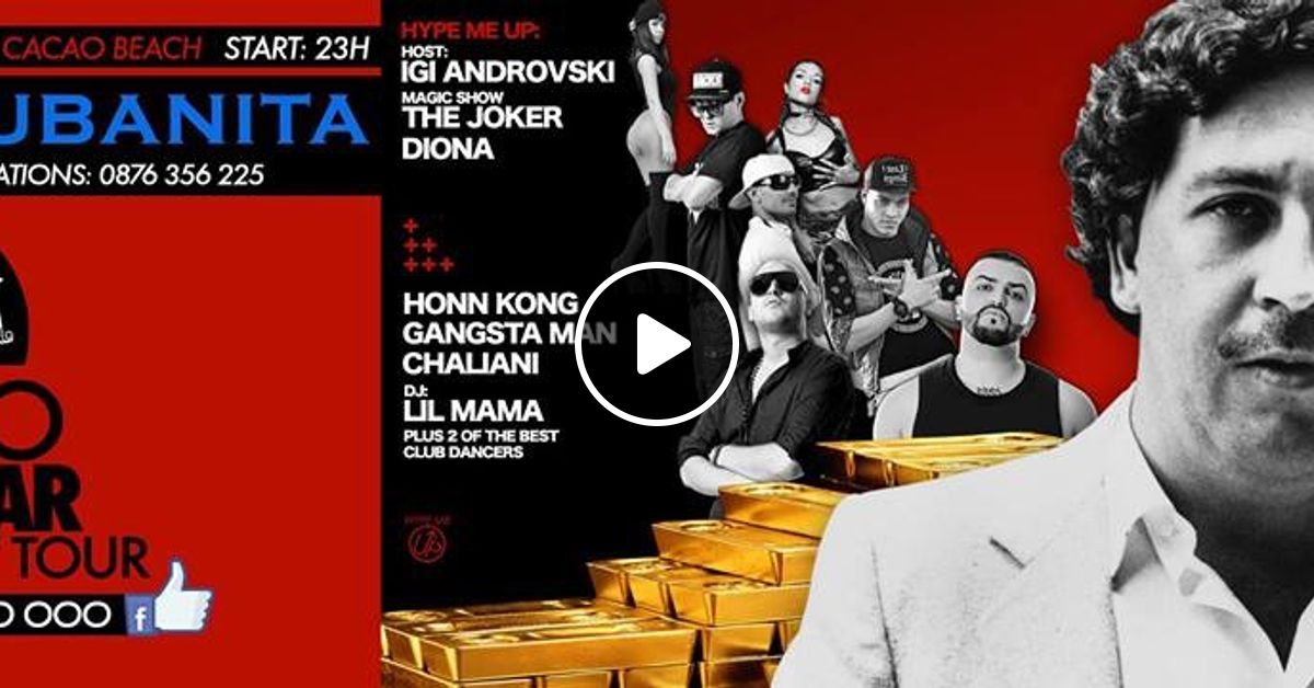 Pablo Escobar Birthday Party @ La Cubanita Beach Bar, Sunny Beach 20.08 ...