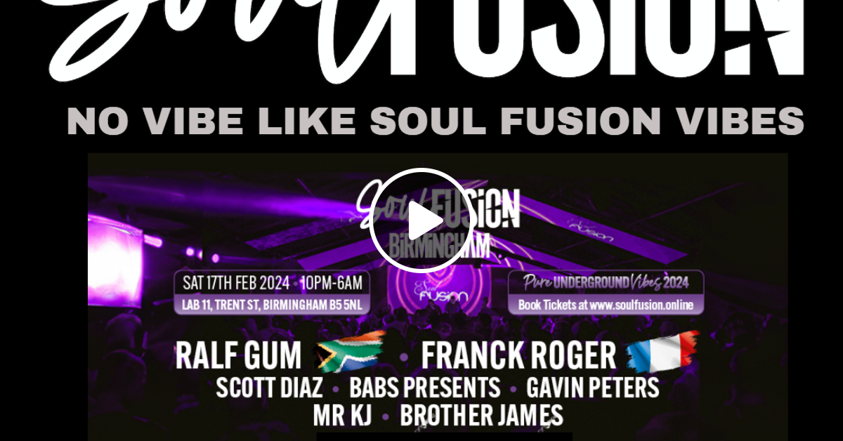 Soul Fusion LIVE @ Lab1 1 Birmingham Sat 17th Feb 2024 by SOUL FUSION ...