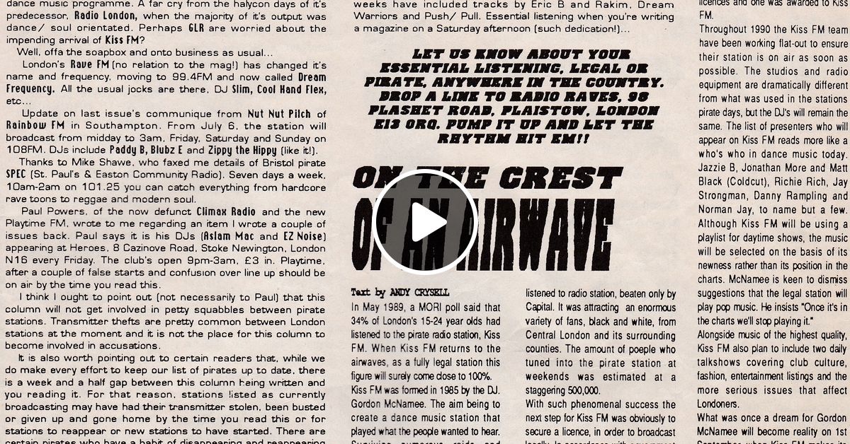 Colin Faver - Unnamed DJ - Spring 1992 by distortedheadache | Mixcloud