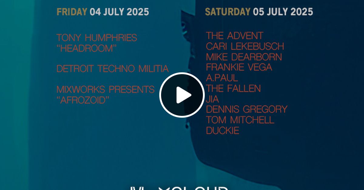 Detroit Techno Militia w DJ Drexc, DJ Pyscho., & DarkCube - July 4th, 2025 - techno-club.net by ...