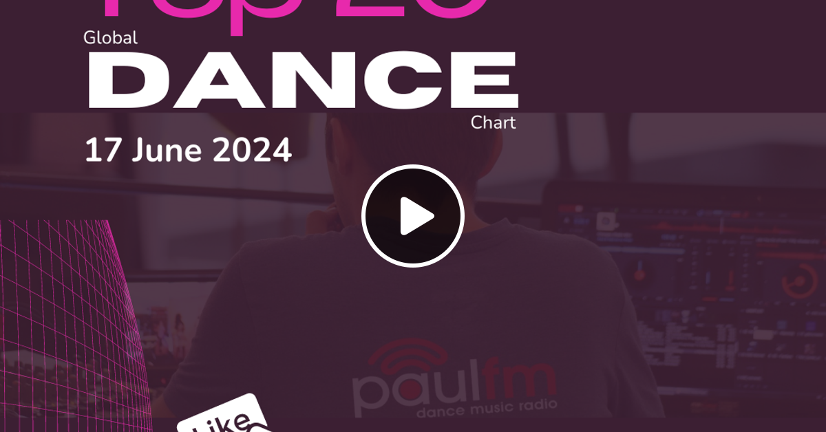Top 20 Dance Chart - Paul Murphy - 17 June 2024 by Paul FM LIVE | Mixcloud