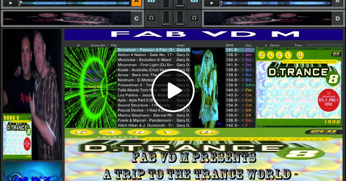 Fab vd M Presents A Trip To The Trance World - The Best Of D.Trance 8 ...