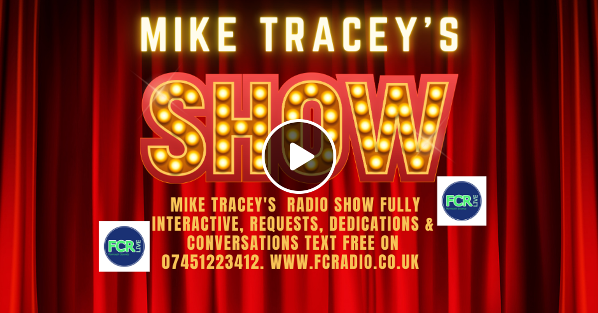 FCR presents Mike Tracey on a Thursday Morning with guest We. Are ...