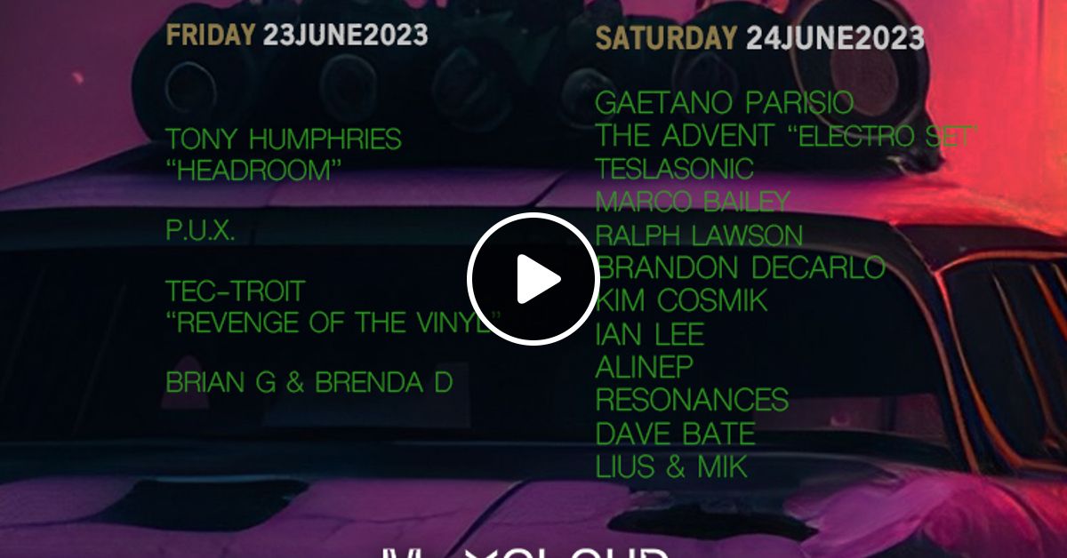 Tec-Troit w/ DJ Roach 313 - June 24, 2023 - techno-club.net by techno ...