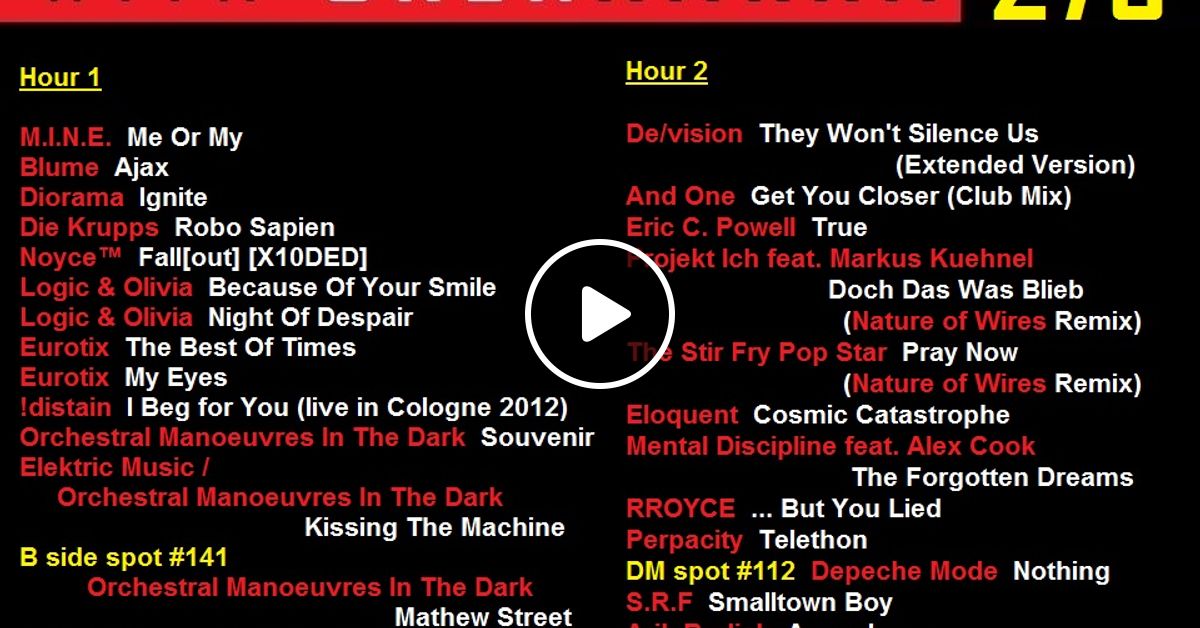 Synthesize Me #278 - 100618 - hour 2 by Oren Amram - Synthesize Me ...