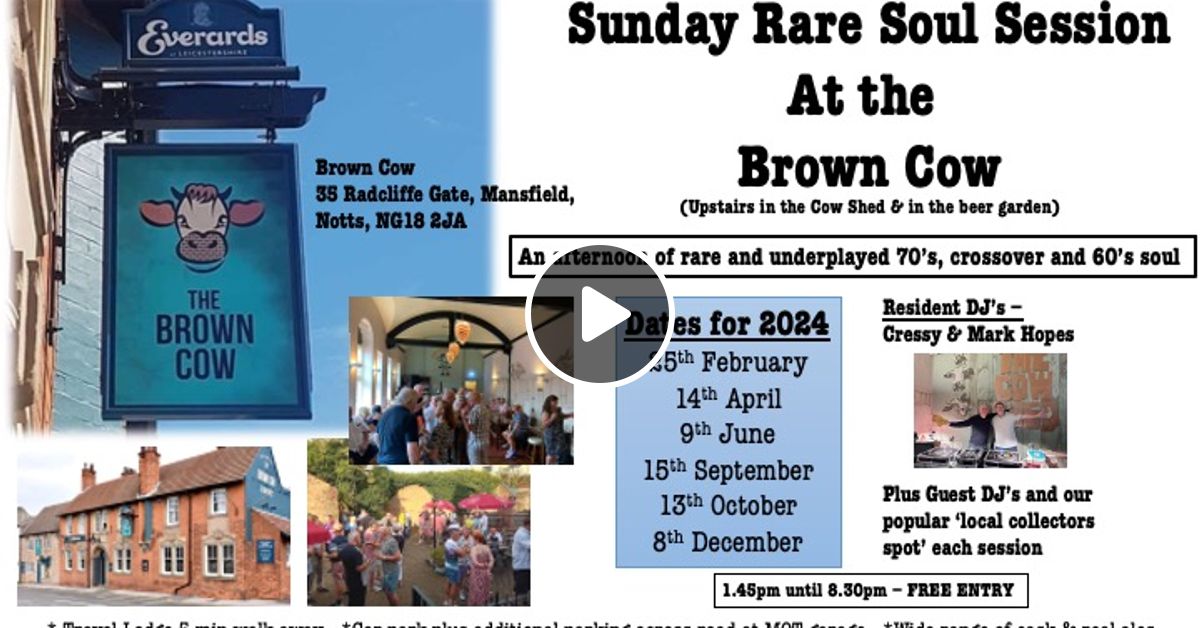 Brown Cow Sunday Soul Special Pt 6 - Brown Cow - Cow Shed by Mark Hopes ...