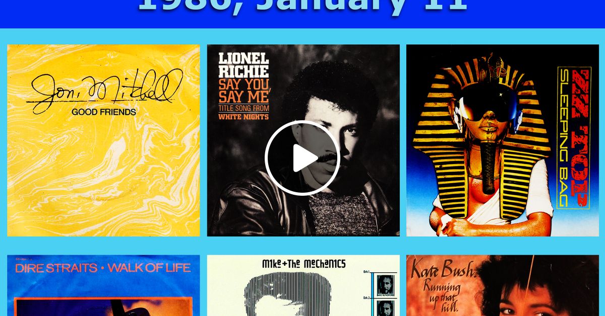 USA Billboard Hot 100 - 11 januari 1986 by Museum van de Hits | Mixcloud