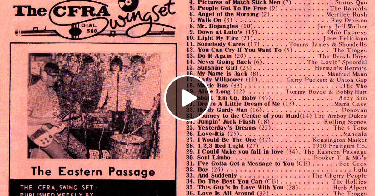Ottawa Top 40 Chart: August 16, 1968 by The Sixties | Mixcloud