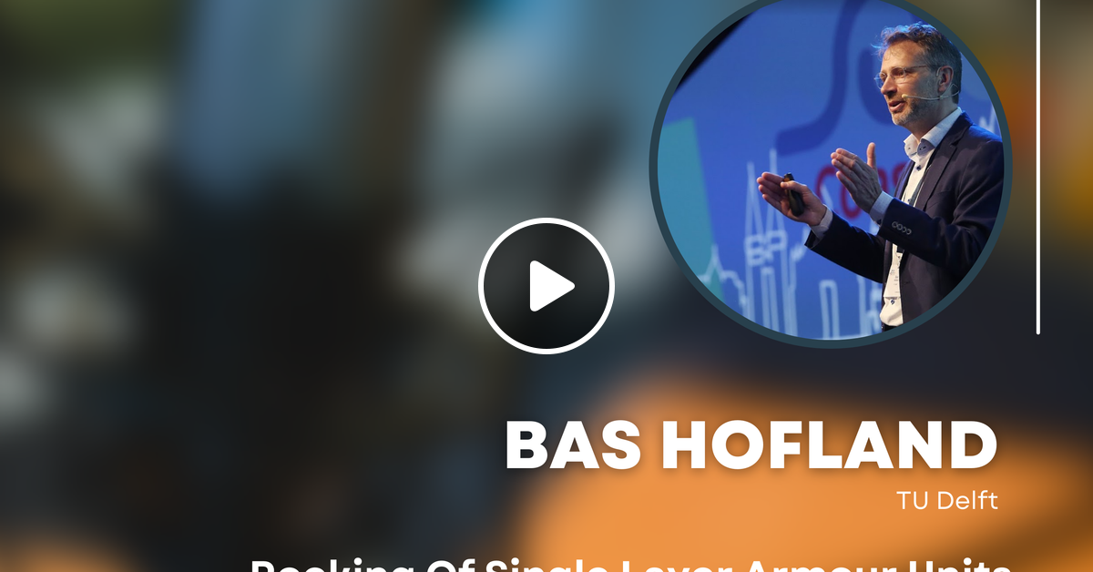 E08 - Rocking of armour units measured by embedded sensors - Bas ...