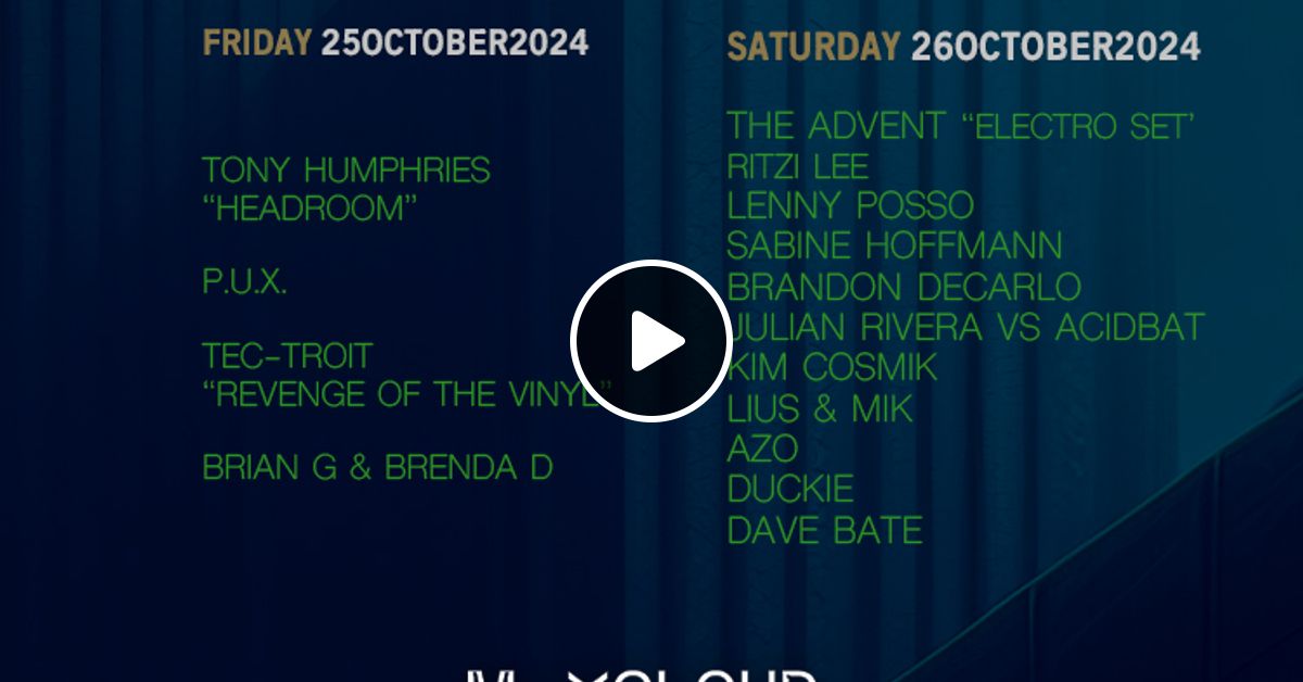 TecTroit w/ DJ Roach 313 - Oct 25th, 2024 - techno-club.net by techno ...