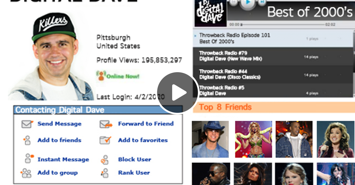 Throwback Radio #101 - Digital Dave (2000's Throwback Mix) by ...