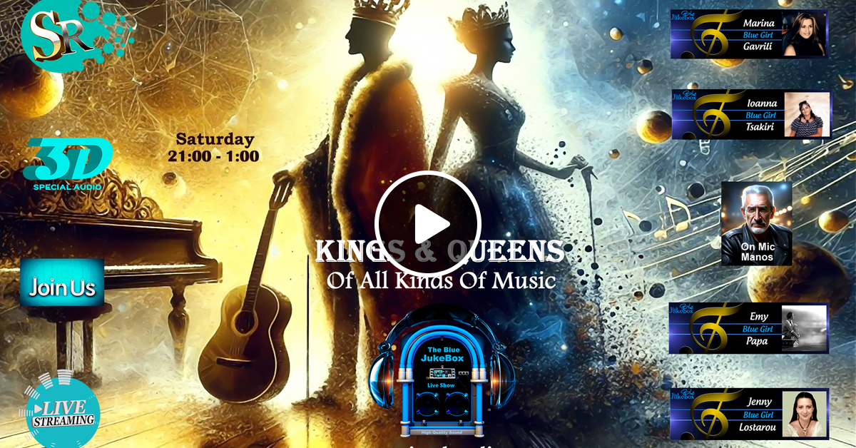 "The Blue JukeBox" Live Show - June 15, 2024 (Kings & Queens) by The ...