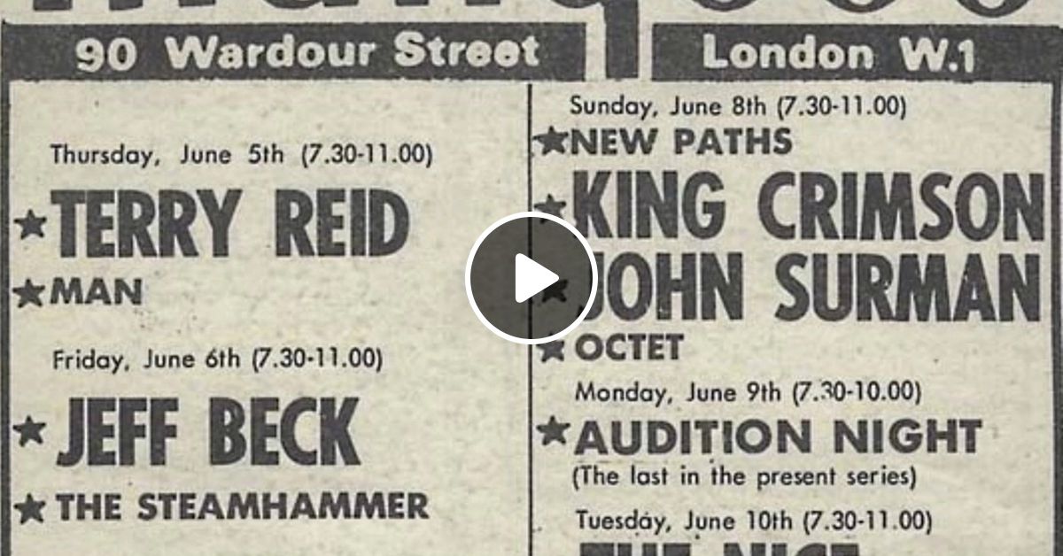 John Peel : Top Gear 8th June 1969 (The Nice - Richie Havens - Roy Harper - Juniors Eyes ...