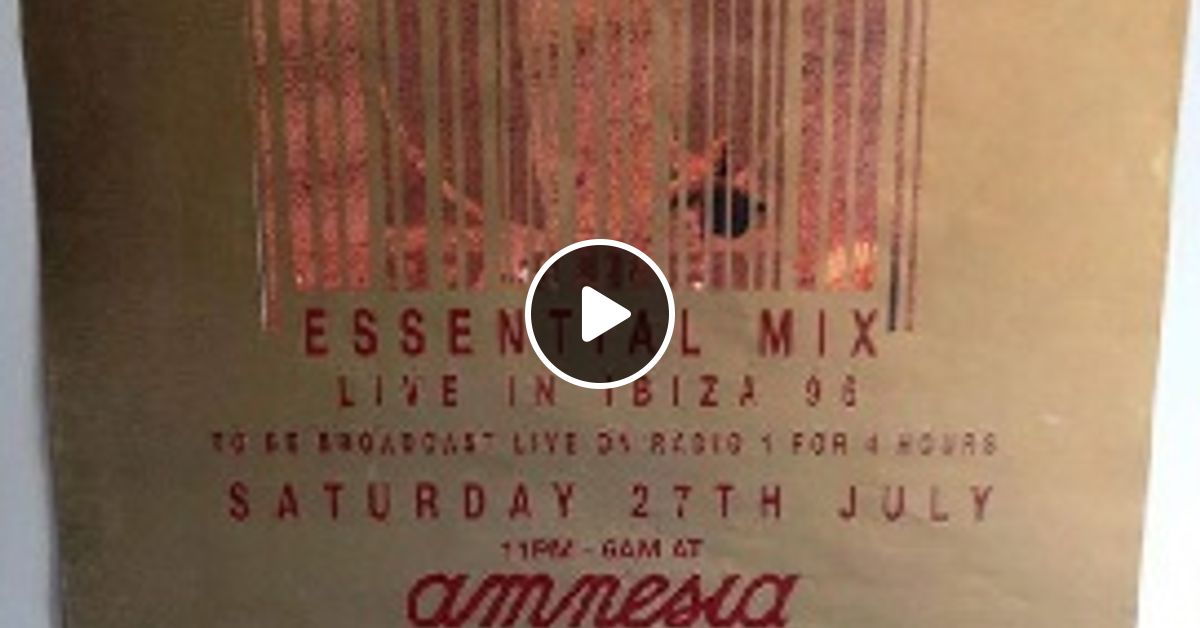 Sasha Tribute: Reproducing the 1996 Amnesia Essential Mix by The Cat | Mixcloud