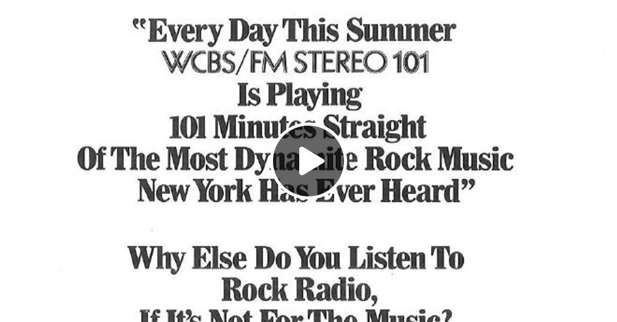 WCBS-FM 1970-07-16 Steve Clark, Gus Gossert (restored) by RadioMaven77 ...