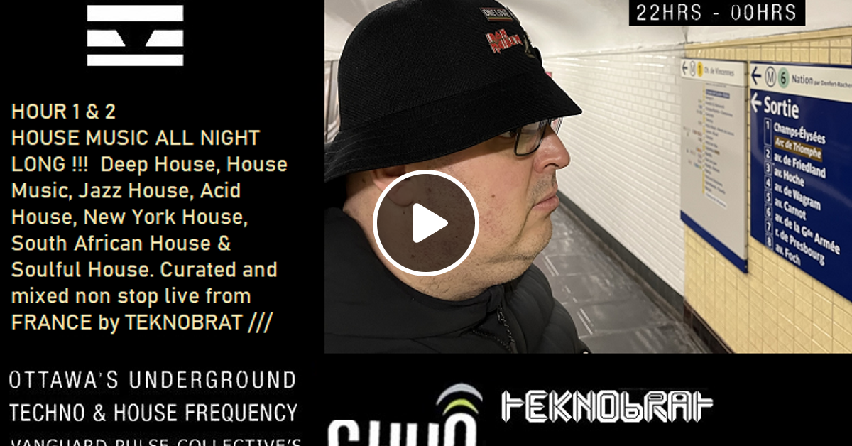 TEKNOBRAT on Episode 316 of Vanguard Pulse Radio - CHUO 89.1 FM + CJUM 101.5 FM - 2024-03-16th ...