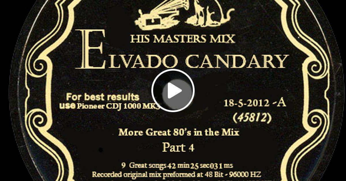 More Great 80's in the mix part 4 by Candary | Mixcloud