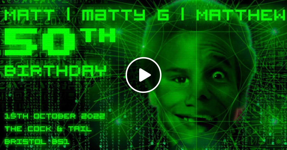 Matty G's 50th Birthday Party Mix :) XxJessxX by Jess Warp | Mixcloud