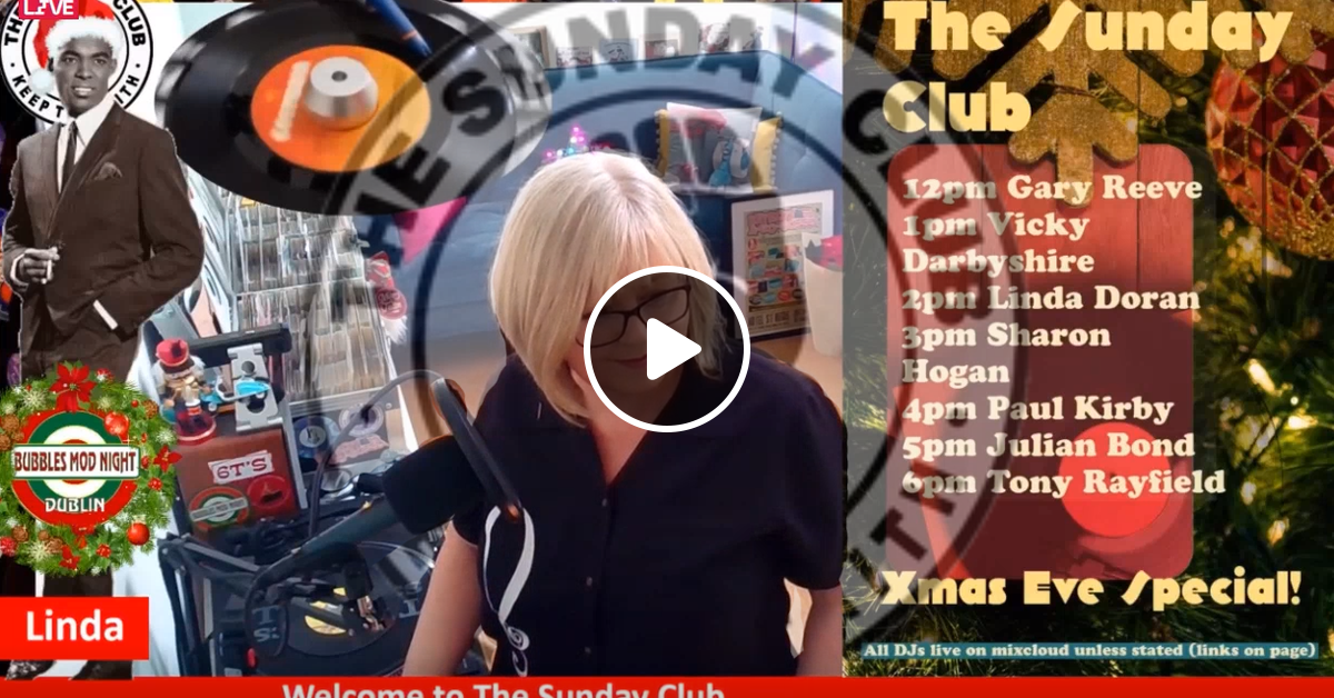 The Sunday Club LIVE! 24-12-23 Christmas Eve Special by Linda Doran ...