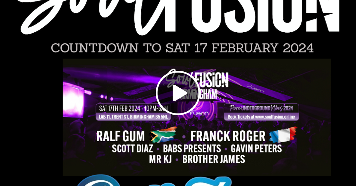 Soul Fusion Promo Mix - Brother James - Ready For The 2 0 2 4 !!! by ...
