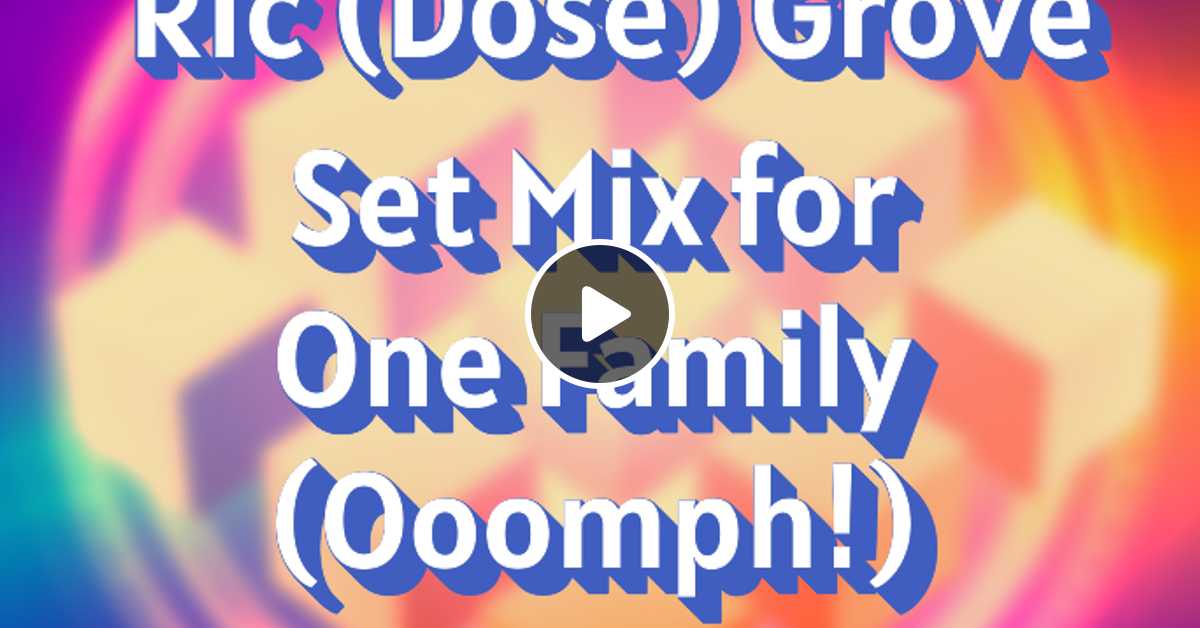 Ric (Dose) G - One Family (Ooomph) Set by Ric G (Dose) | Mixcloud