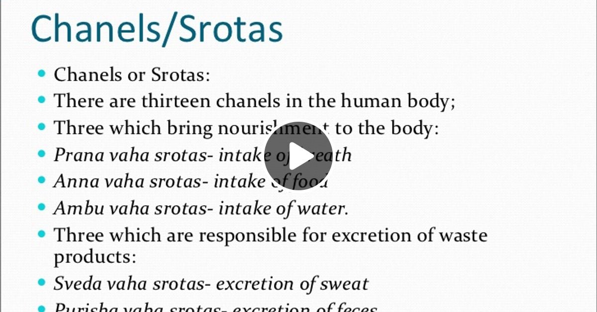 Ayurvedic Srotas Concept by Rajendra Deshpande | Mixcloud