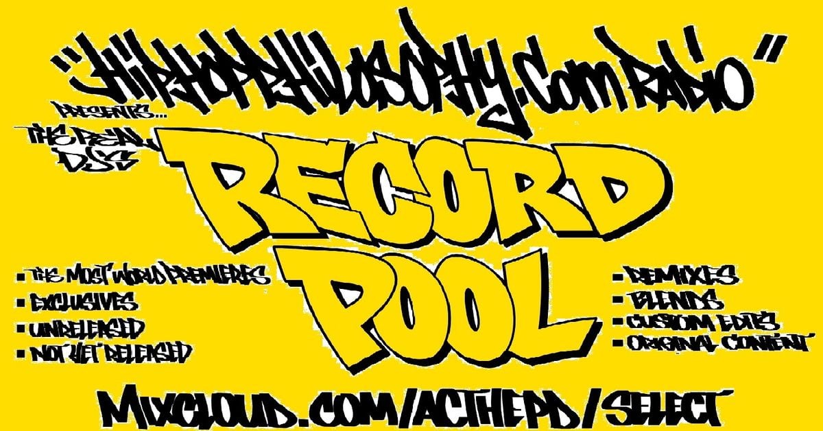 Imagine getting all of this weekly! The Digital Record Pool! by A.C ...