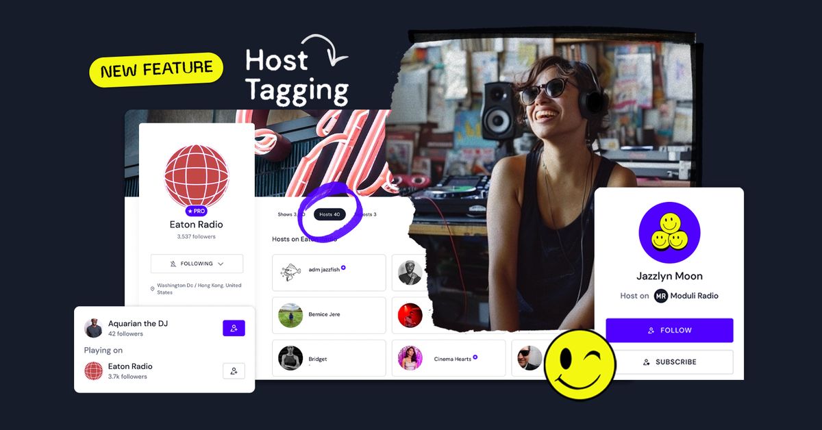 Introducing Host Tagging! by Mixcloud | Mixcloud