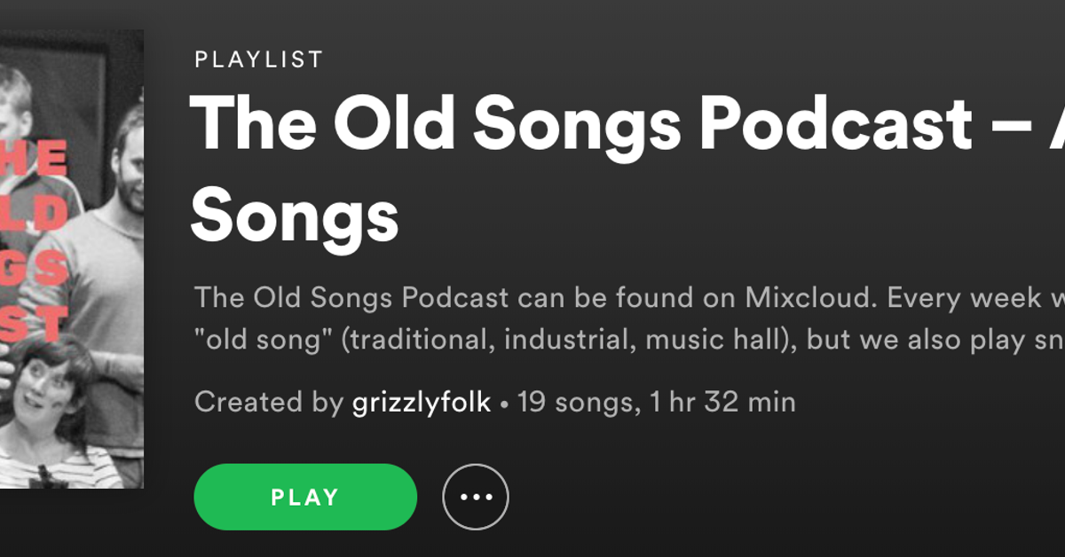 It's the Old Songs PLAYLIST by The Old Songs Podcast | Mixcloud