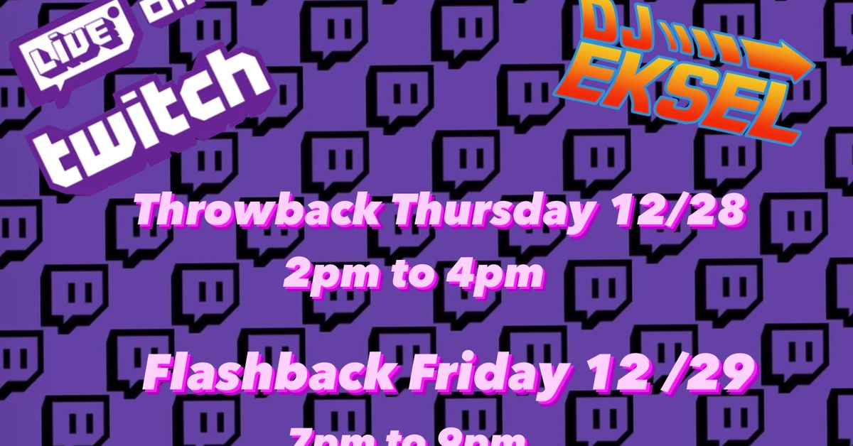 Throwback Thursday & Flashback Friday live streams by SoCalRadio | Mixcloud