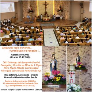 Podcast # 906 - Evangelio y Homilía del 21 de Agosto, 2022 - Monseñor ...