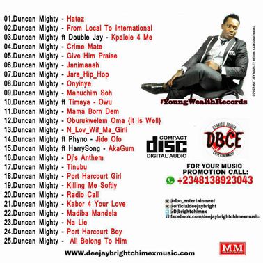Best Of Duncan Mighty Mixtape {Mixed By Dj Bright Chimex: Download link ...