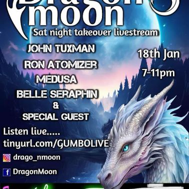 Medusa - Dragon Moon - January 2025 techno takeover on Gumbo FM by ...