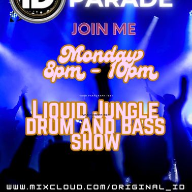 ID Parade Liquid jungle DnB show 3rd Feb 2025 by Original_ID | Mixcloud