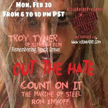 Thrash Zone w/ Remembering Brock Graue Of The Drug, Out The Hate, MMA ...