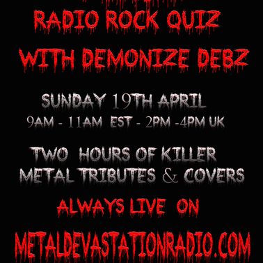 19.4.2020 Demonize Debz - Rock Covers - Quiz number 2 ! How many will ...