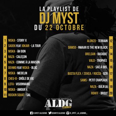ALDGShow de DJ MYST AKA LA LEGENDE sur Generations FM emission du 22 ...