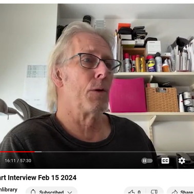 57:30 Jon Pousette Dart Interview Feb 15 2024 Hosted by Joe Viglione ...