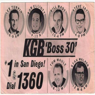 KGB San Diego / Tom Maule / 1966 by Retro Radio Joe | Mixcloud