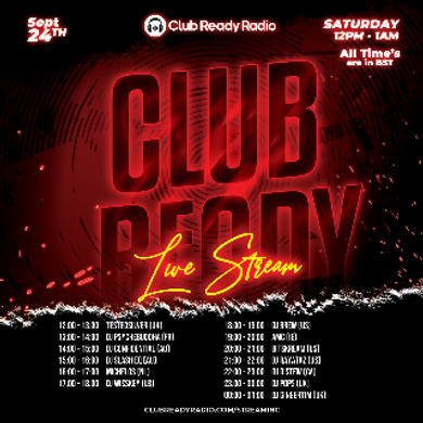 Club Ready Radio Live Stream Sept 2022 Closing Set by DJ GingerTim | Mixcloud