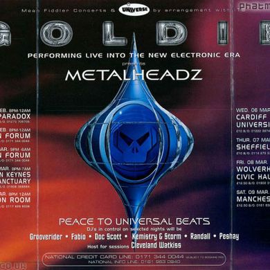 Goldie presents Metalheadz Tour 96' @ Wolverhampton Civic Centre ...